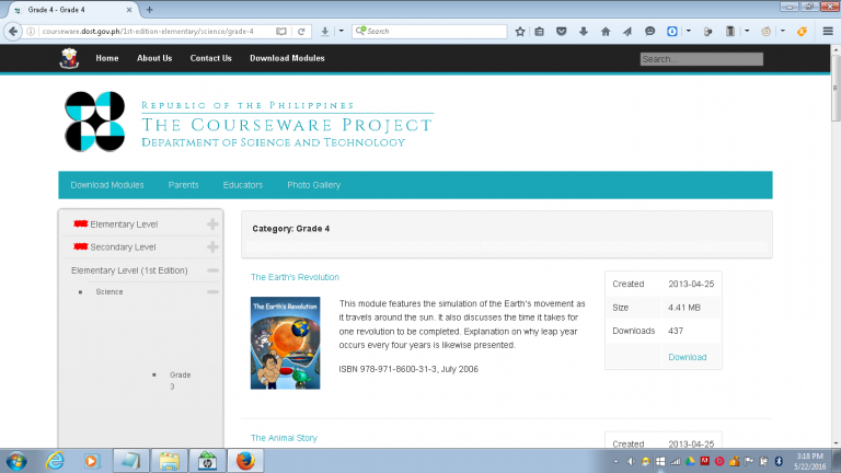 DOST Courseware for Math and Science: DOST modules for math and science ...