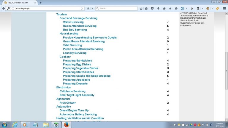 TESDA Online Program: Free online courses at e-tesda - My Teacher Mommy