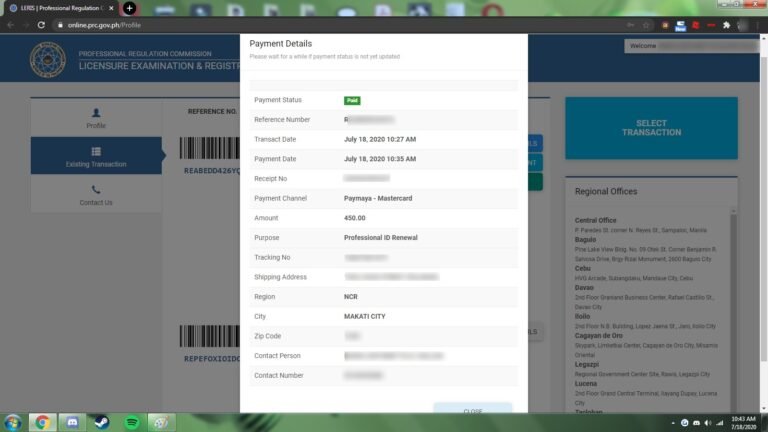 PRC ID Online Renewal : How to Renew Your PRC ID Online 2020 - My ...