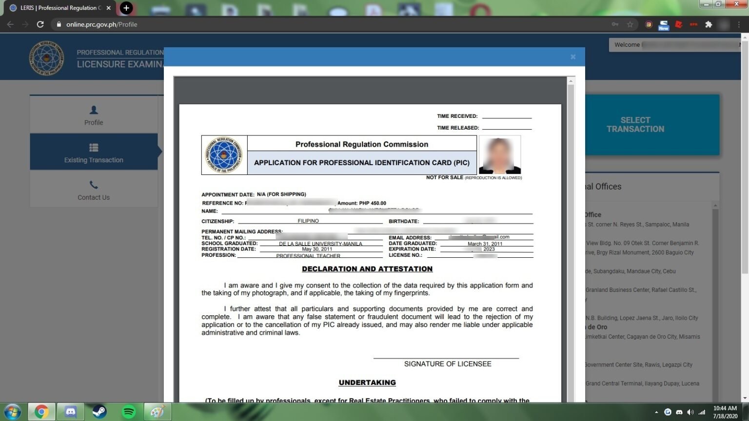 PRC ID Online Renewal : How to Renew Your PRC ID Online 2020 - My ...