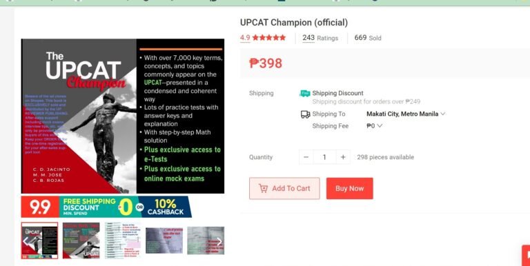 UPCAT Reviewers Download Senior High School Reviewers | Download ...