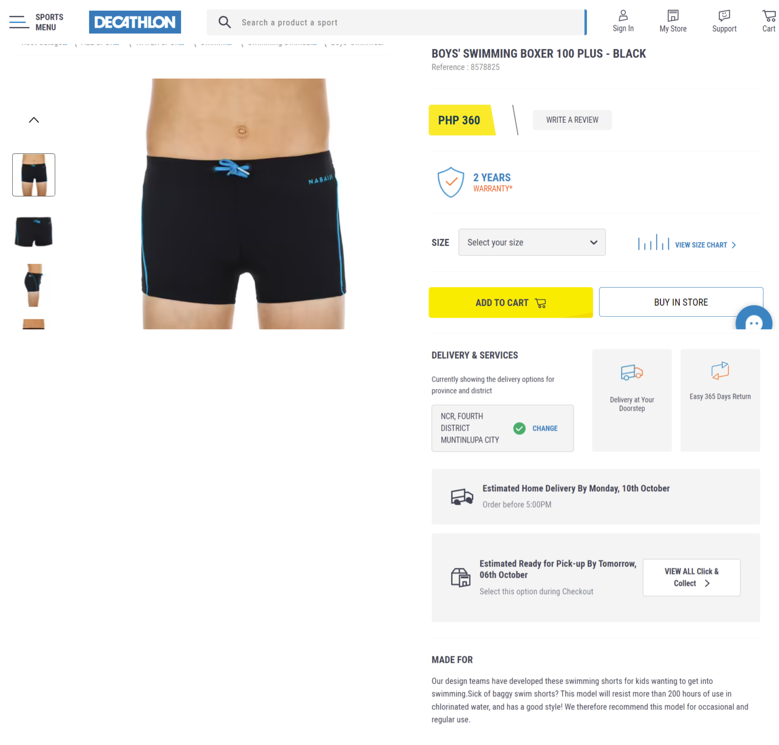 BOYS-SWIMMING-BOXER-100-PLUS-BLACK-www.decathlon.ph_ - My Teacher Mommy